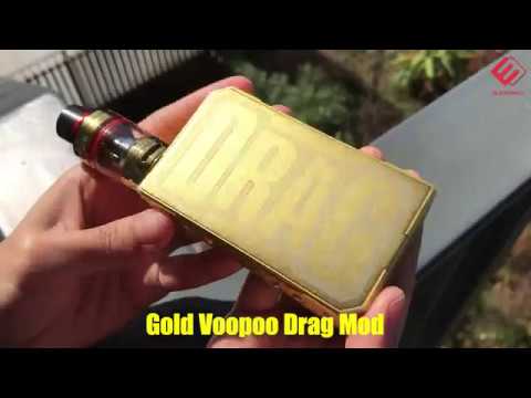 Limited edition: Voopoo Gold Drag Resin 157w Box Mod at Elegomall.com ...