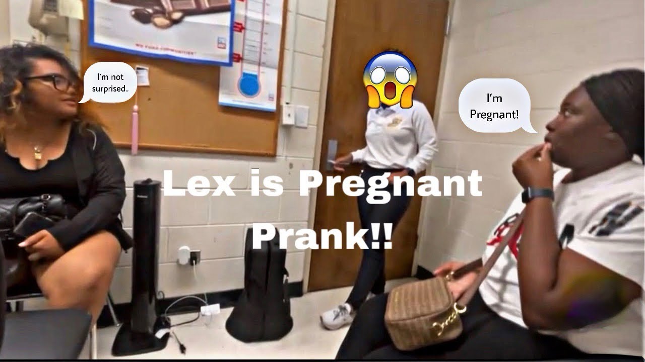 Lex is pregnant prank on band director ! - YouTube