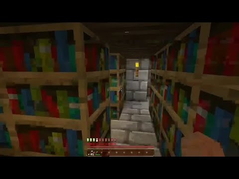 Minecraft the simple adventure mod bölüm 2(gizli kütüphane) - YouTube