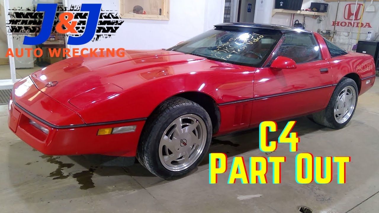 1989 Chevy C4 Corvette L98 TPI 5.7 350 V8 Part Out Test mkce254 - YouTube