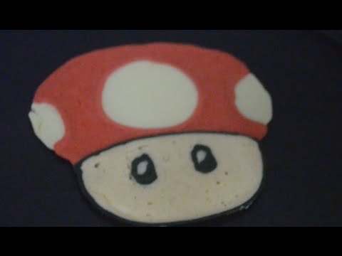 Pancake Art - Super Mario's Mushroom - YouTube
