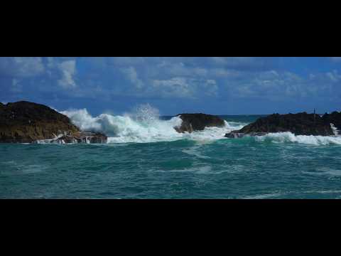 Strong Ocean Waves 🌊Relaxing Beach Sounds