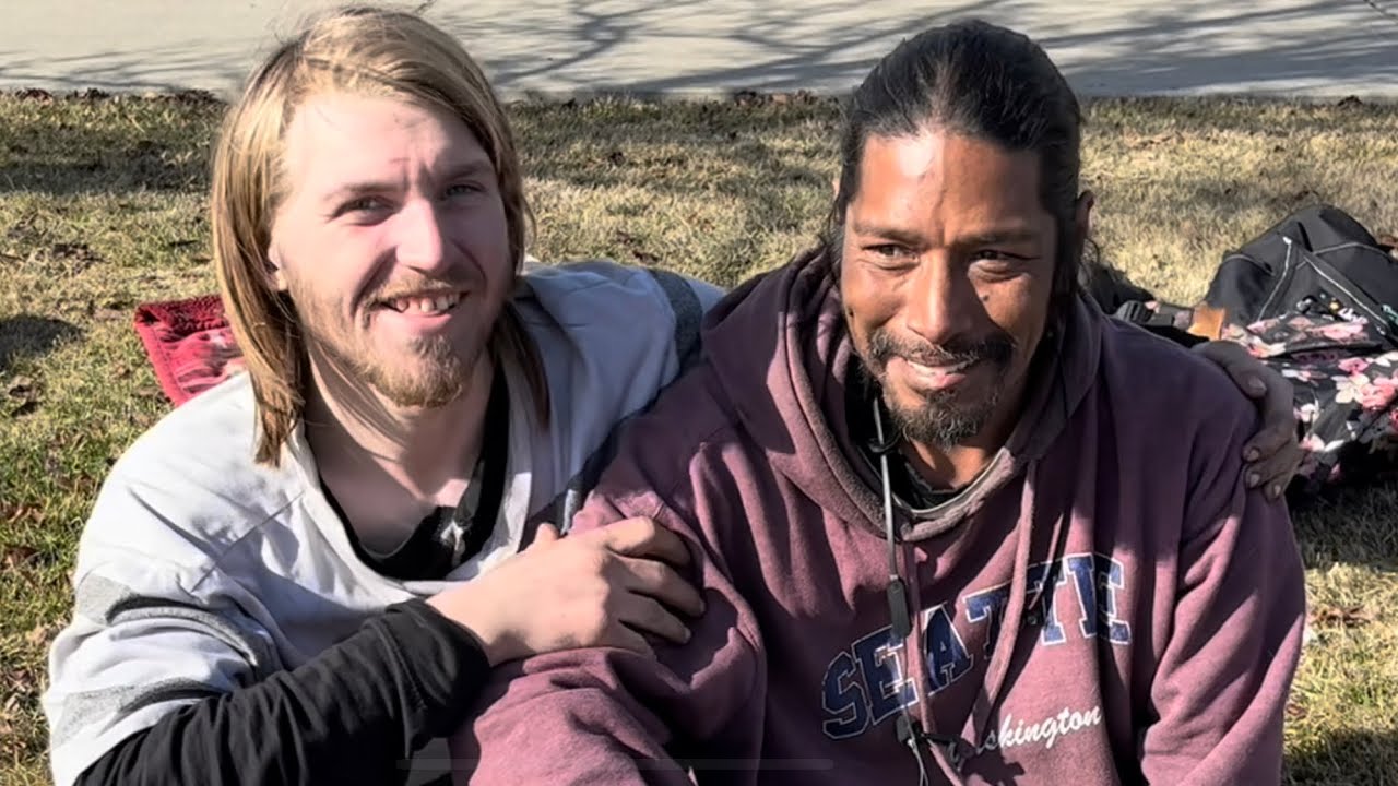 Ben 20 and Blake 52 update homeless couple - YouTube