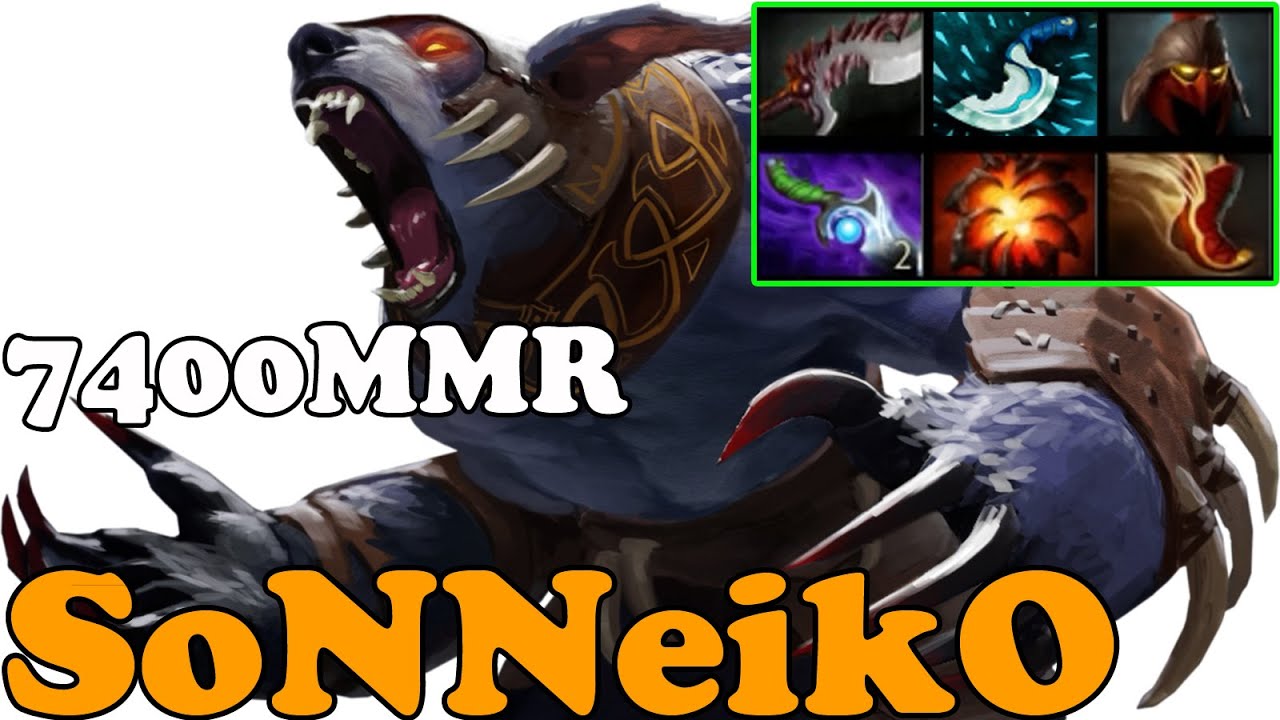 Dota 2 - SoNNeikO 7400 MMR Plays Ursa - Ranked Match Gameplay - YouTube