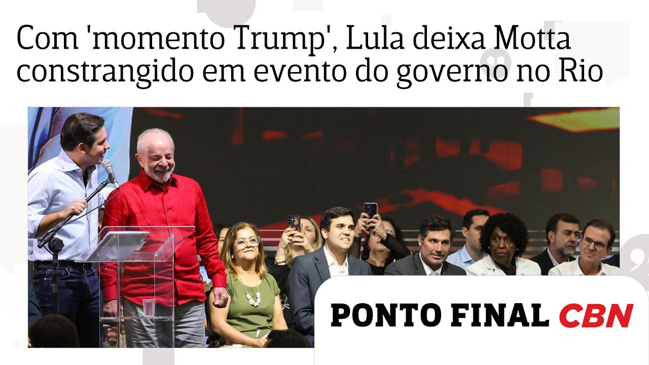 Com 'momento Trump', Lula deixa Hugo Motta constrangido em evento do ...