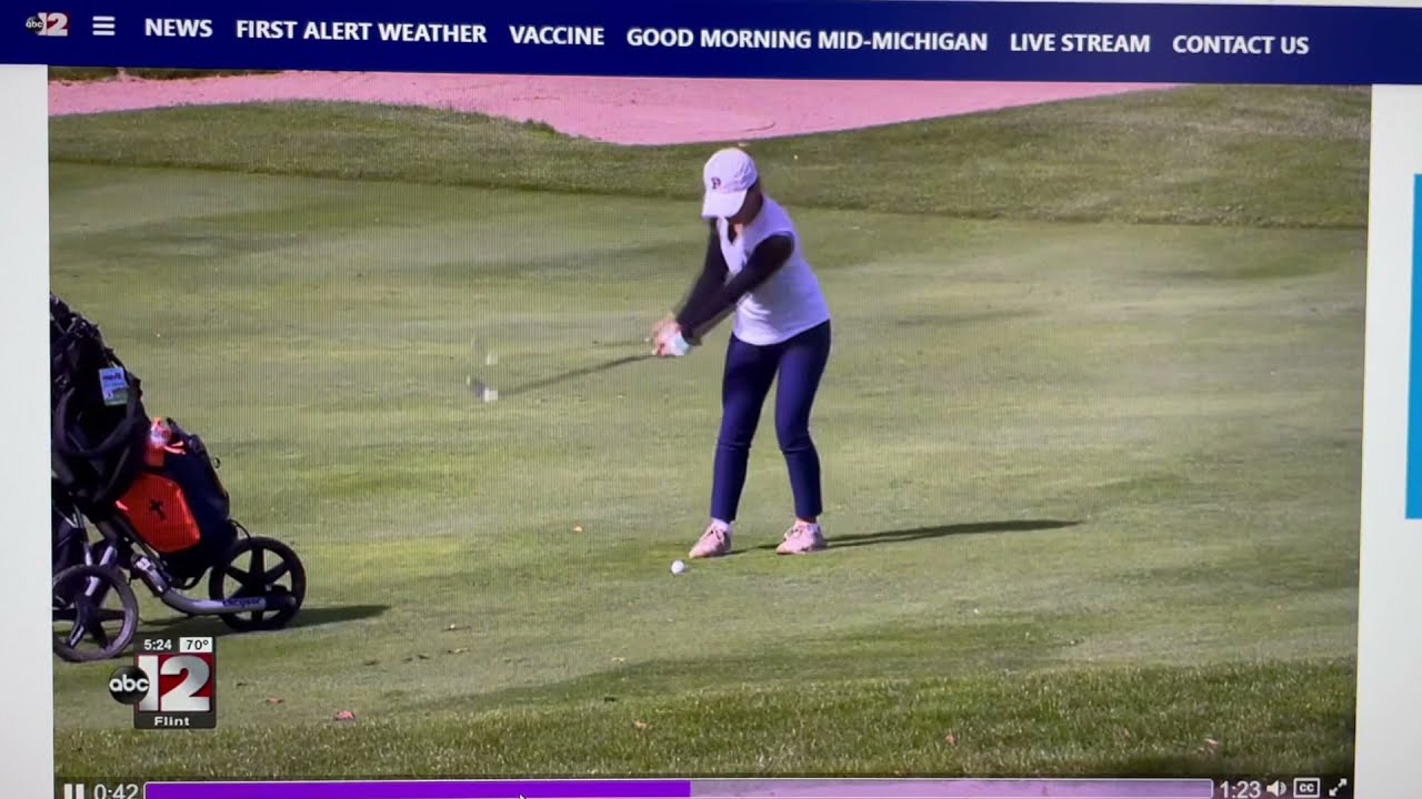 ABC 12 Video Alexandra Sexton Golf - YouTube