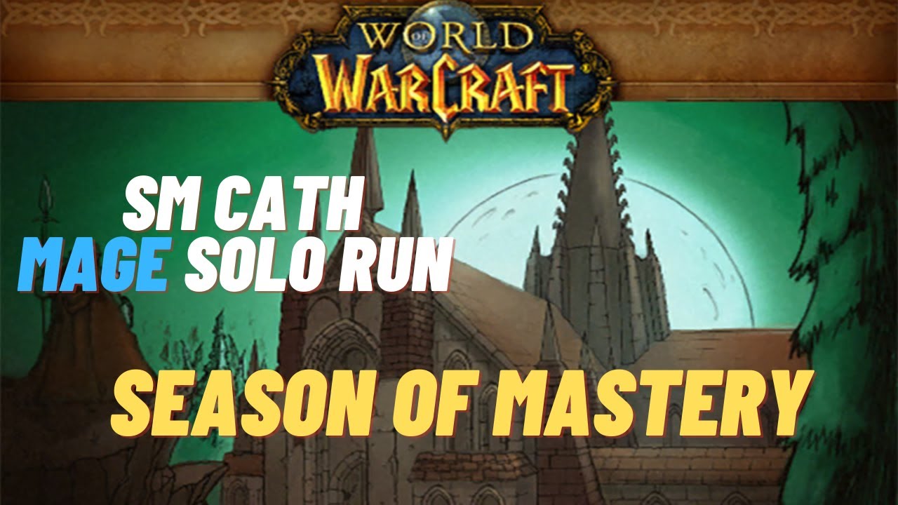 SOLO MAGE | SM Cath 1 Pull Guide | with Safe Spot | WoW Classic Season ...