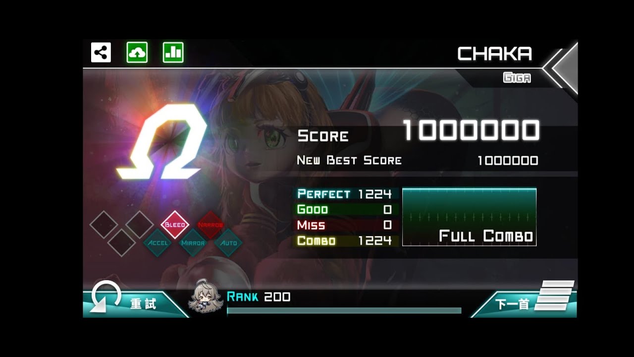 [Dynamix | cheese 3 times in a single chart?] CHAKA (GIGA 15) Omega All ...