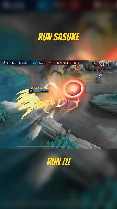 Run Sasuke, Run !! #naruto #narutoshippuden #mlbb - YouTube