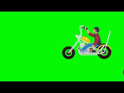Bikes Animation - Green Screen | Animation Video | After Effect ...