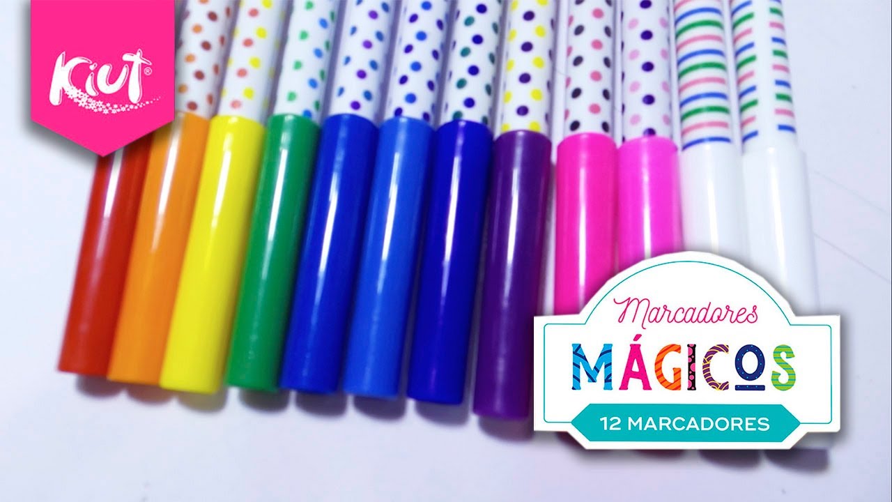 Plumones mágicos Kiut - Títulos bonitos con marcadores que cambian de ...