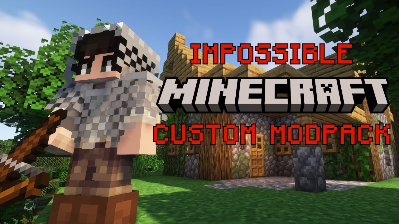 Building Our Army in the IMPOSSIBLE Challenge (Custom Minecraft Hardcore Modpack) - YouTube