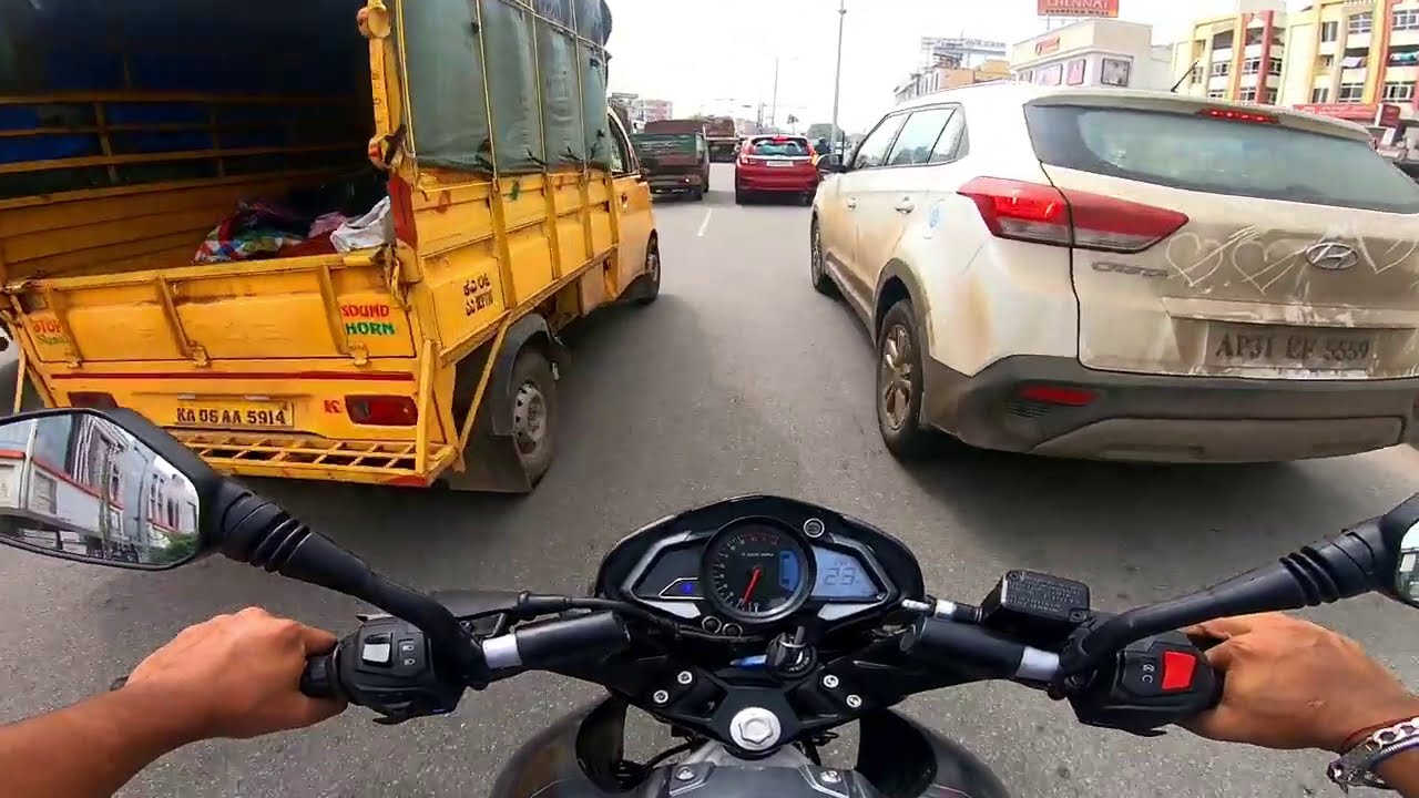 2020 Pulsar NS 200 New Color First Test ride Impression !! - YouTube