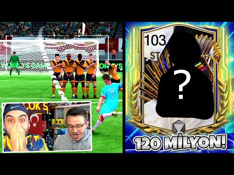 DAYI 120 MİLYONLUK 103 UTOTS ÇIKARTTI REKOR 😱 28 METRE FRİKİK GOL ! KAPIŞMA EA FC MOBİLE 24 !