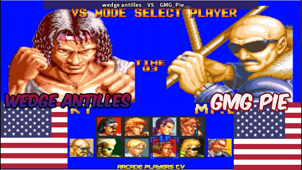 Art of Fighting wedge antilles (Usa) vs GMG Pie (Usa) aof - YouTube