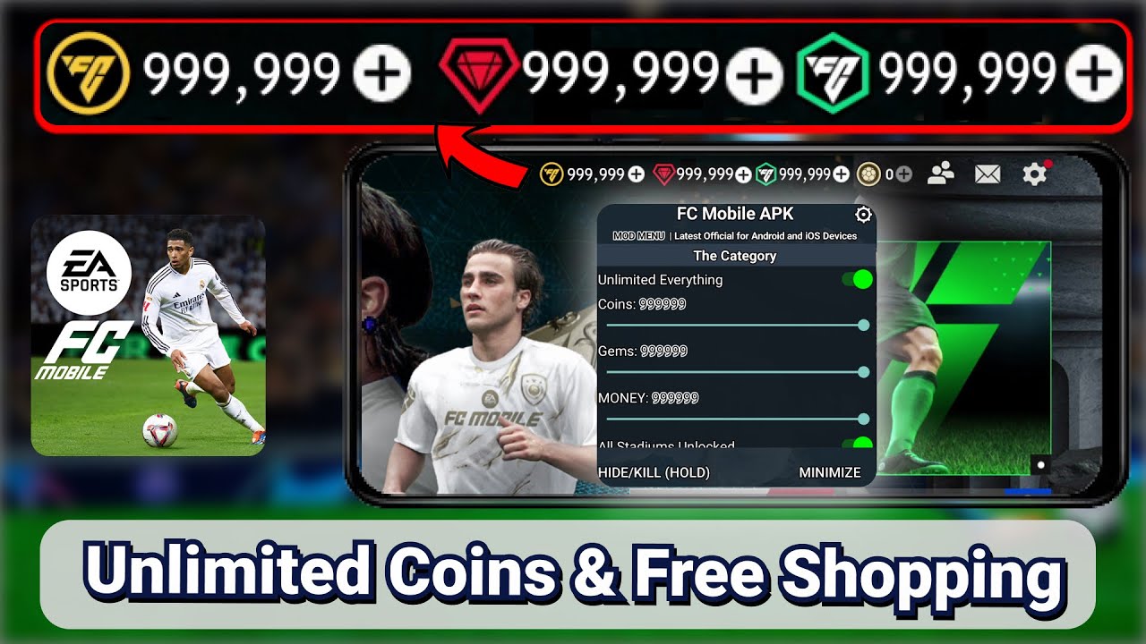 FC Mobile 25 Hack/MOD Tutorial Get Free Points & Gems on iOS & Android ...