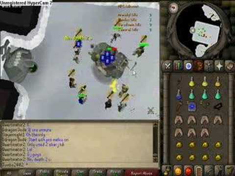 Runescape Bandos Godwars Dungeon - Hilt and Chestplate Drop - YouTube