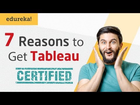 7 Reasons To Get Tableau Certified | Tableau Certification I Tableau ...