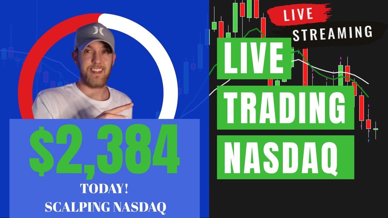 $2,384 PROFITS Day Trading Nasdaq Futures LIVE - Trade With Jon Prop ...