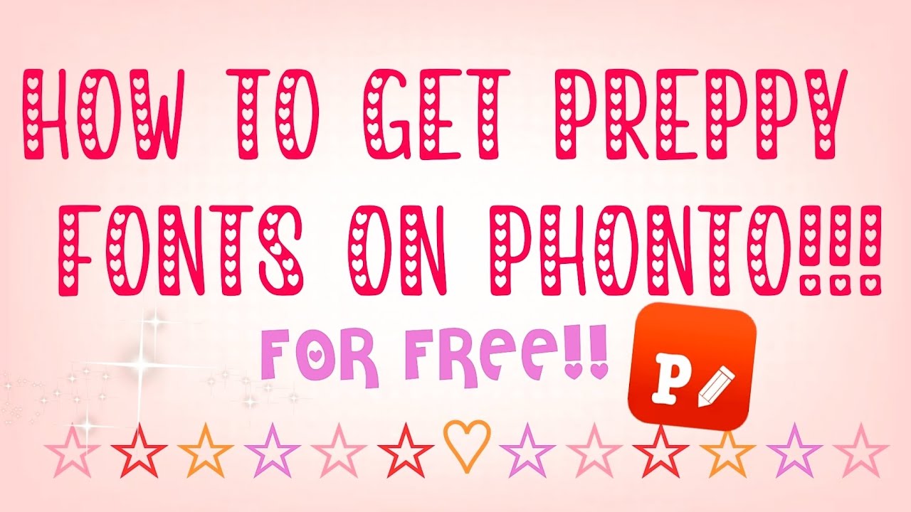 HOW TO GET PREPPY FONTS IN PHONTO AND DOWNLOAD ANY FONT FROM DAFONT ...