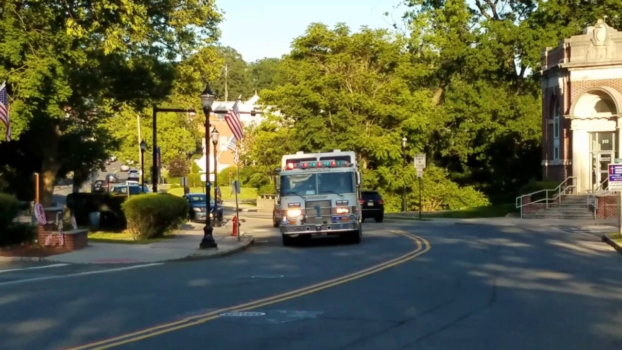Lyndhurst Nj FD Engine 1 MUTUAL Aid Nutley House Coverage 6-8-17 - YouTube