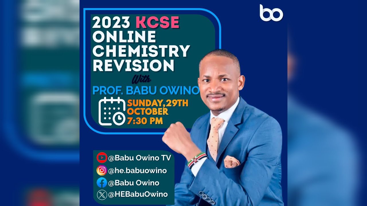 2023 KCSE CHEMISTRY REVISION - YouTube