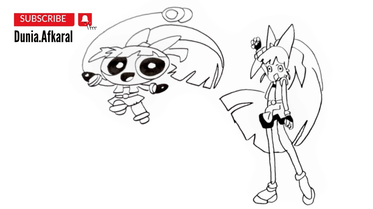 How To Draw Cute Character Momoko Akatsutsumi Blossom From Powerpuff Girls Z Powerpuffgirls
