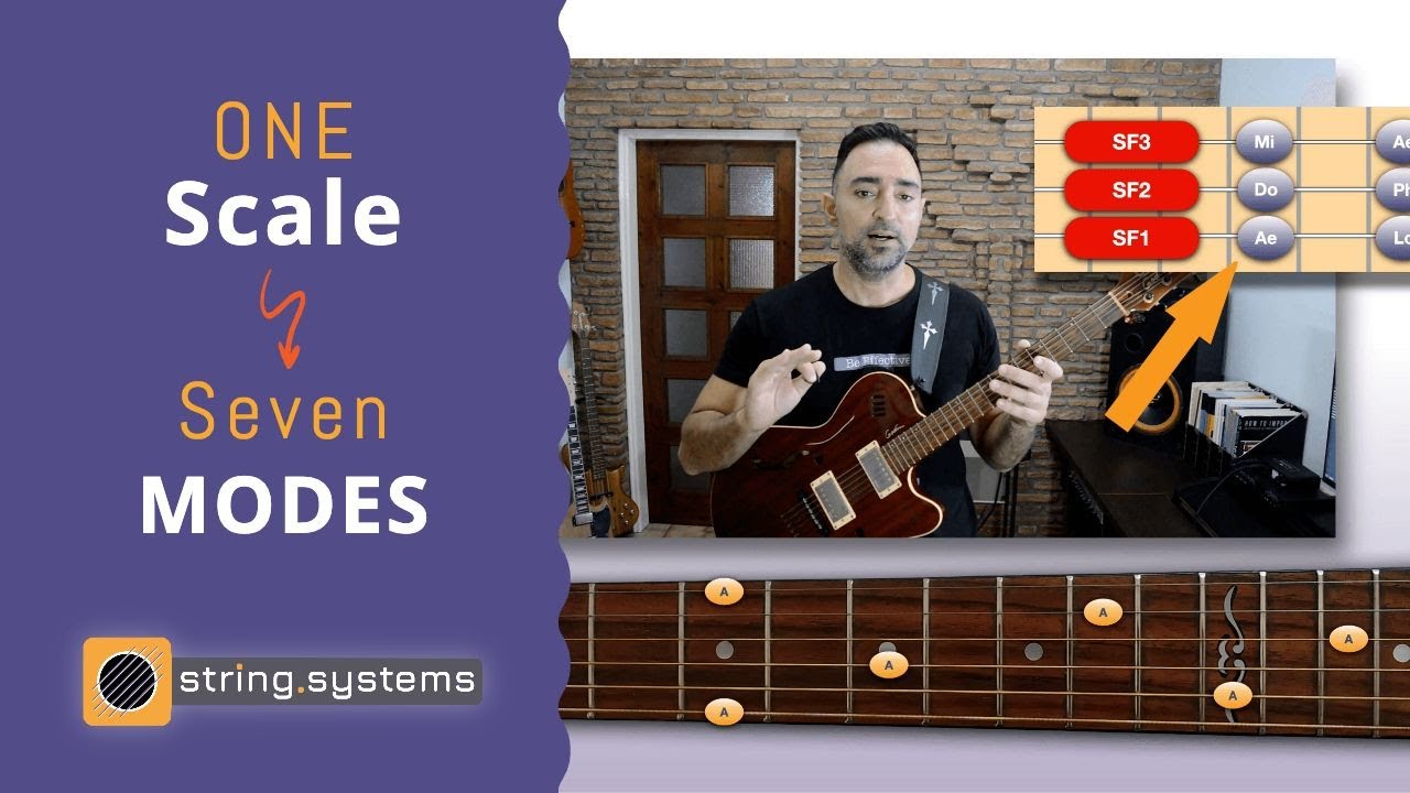 How to play ALL the modes of a scale instantly - YouTube