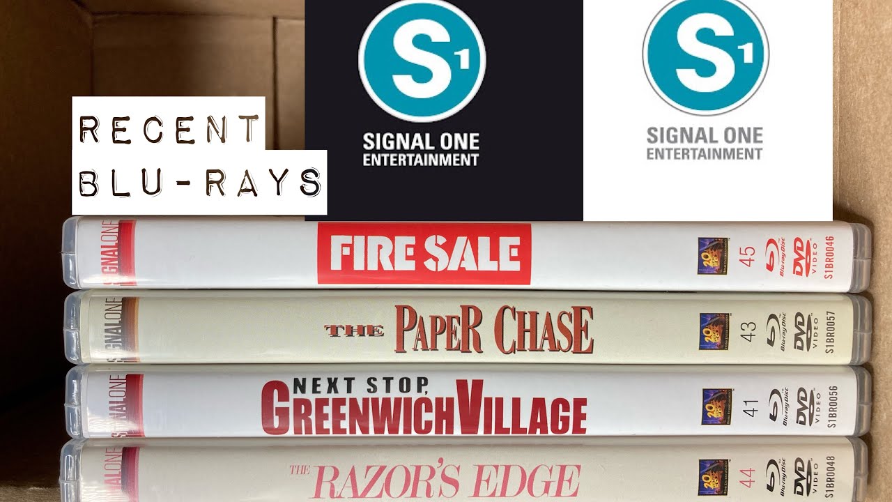 Some Recent Signal One Entertainment Releases on Blu-ray - YouTube