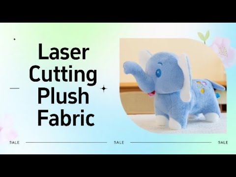 Laser Cutting Plush Fabric - YouTube