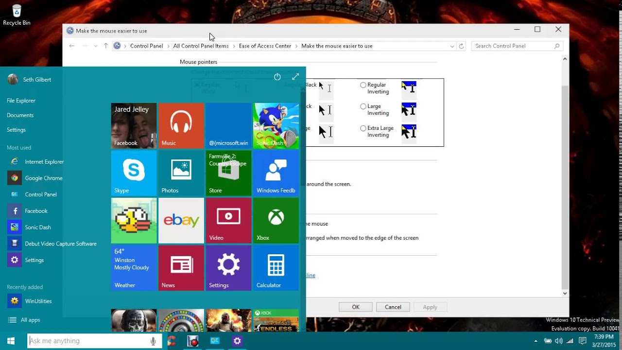 *NEW* Windows 10 Technical Preview Build 10041Full Review - YouTube