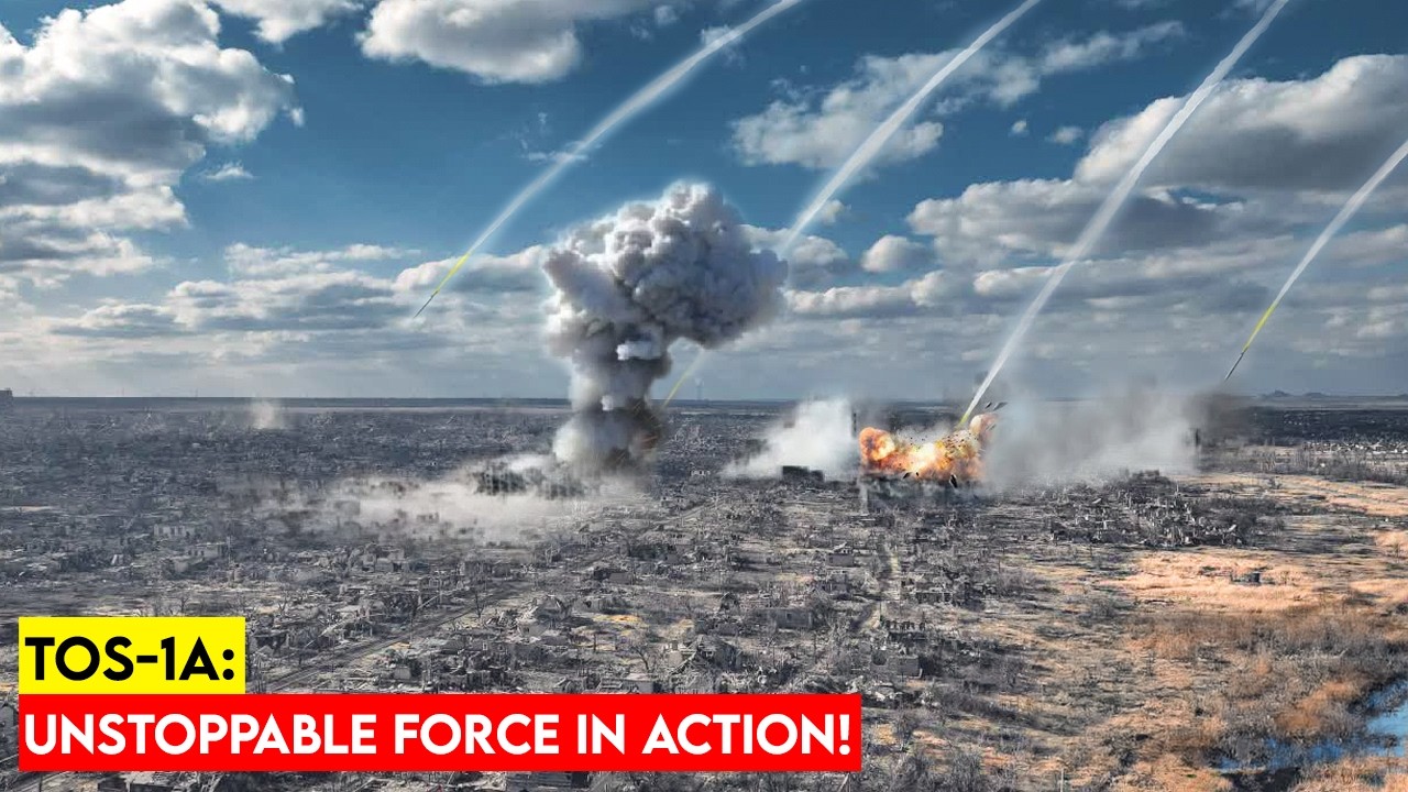 TOS-1A Unleashed and Instantly Destroys Ukrainian Positions in Kharkov ...