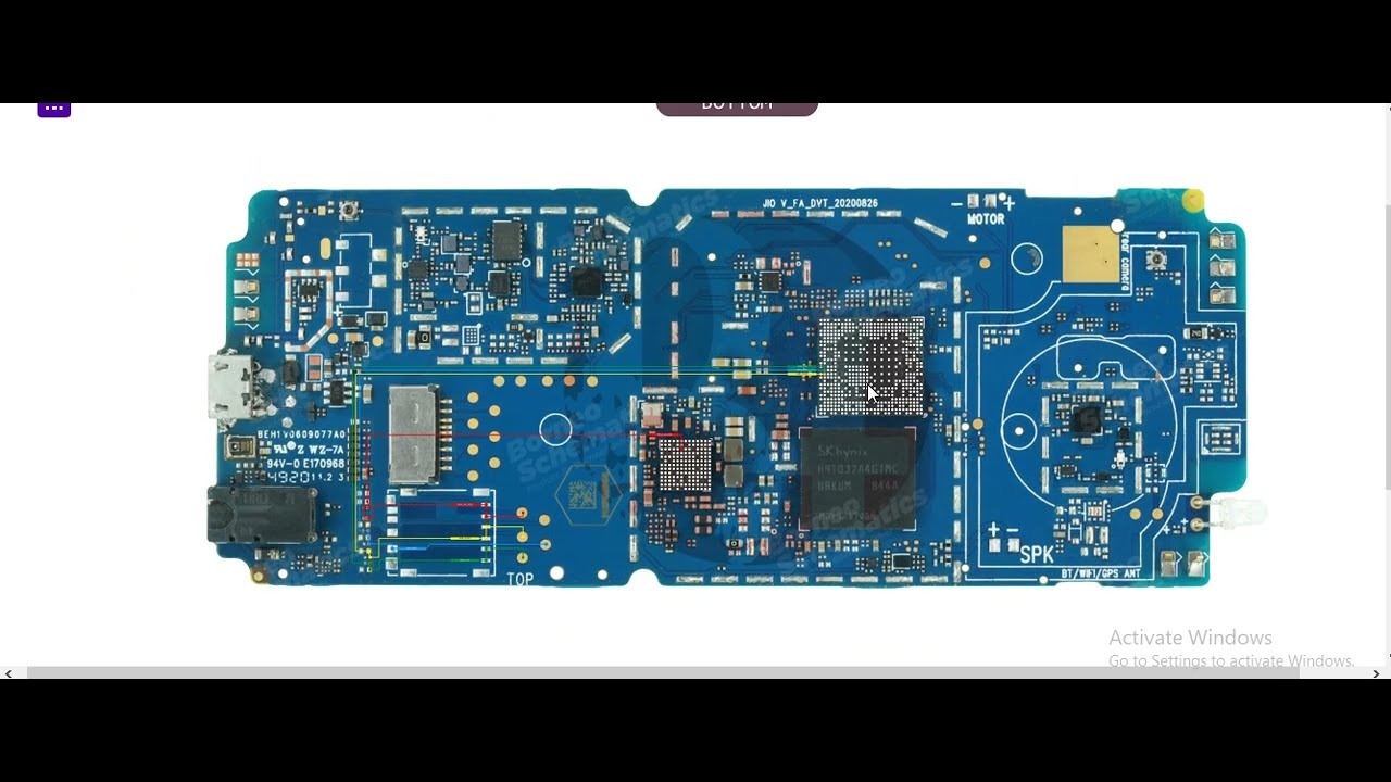 Jio F320B Sim Schematic Diagram #mobilerepairing #mobile #jiophone # ...