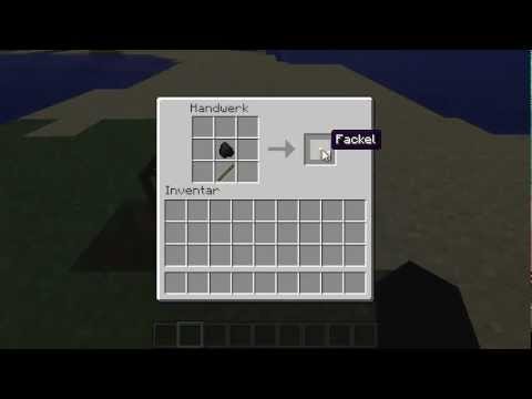 Minecraft Fackeln craften - YouTube