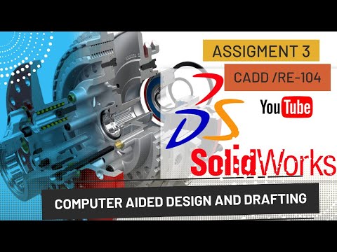 Assigment 3# Computer Aided Design and Drafting (CADD)/RE104 - YouTube