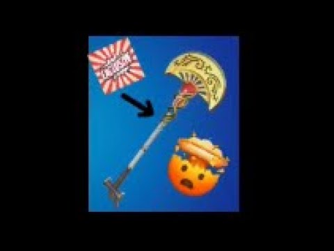 Fortnite gave me an unreleased pickaxe!! - YouTube