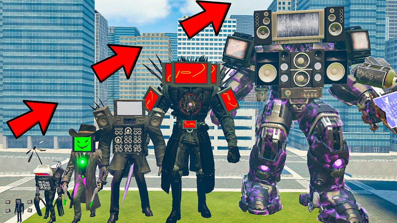 EVOLUTION OF NEW UPGRADED TITAN TV MAN SKIBIDI TOILET IN GARRYS MOD ...