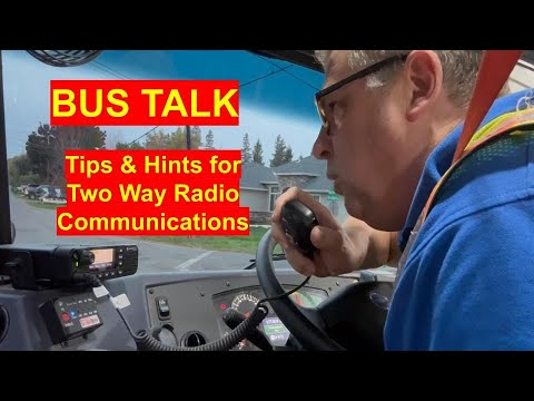 TWO WAY RADIO Communications Tips & Hints #busdrivers #schoolbus # ...