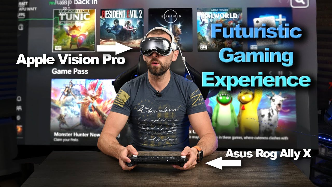 ASUS ROG Ally X Futuristic Gaming: Vision Pro Dominates Meta Quest 3 ...