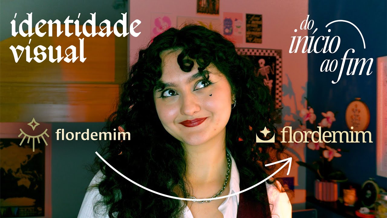 eu fiz a nova identidade visual da flordemim | briefing, logo, manual ...