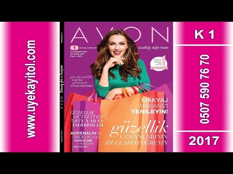 Avon k1 Katalog 2017 - Avon Ocak Katalog  2017 Full HD