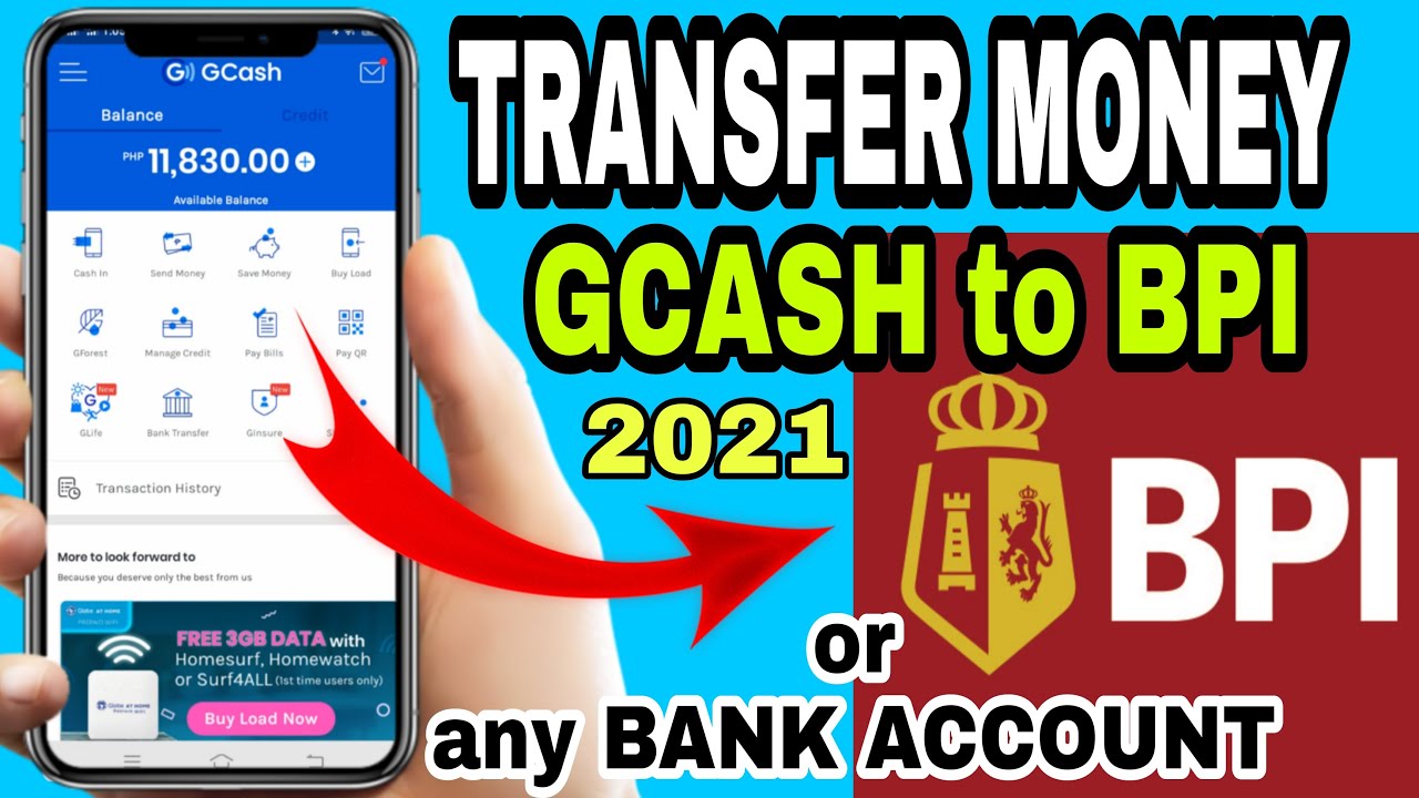 HOW TO TRANSFER MONEY FROM GCASH TO BPI/2021 Tutorial/DAYLENE PEREZ ...