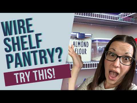 How To Organize Wire Pantry Shelves - The Organized Mama