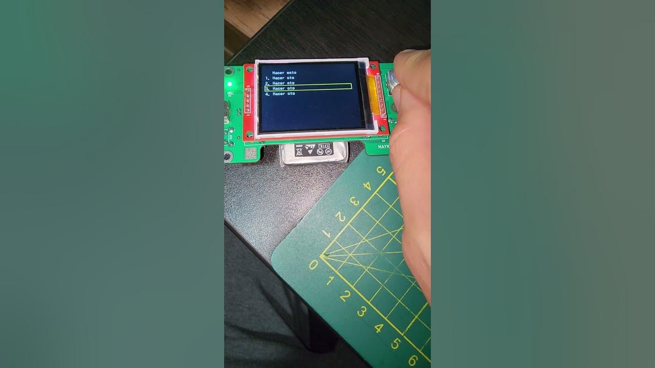 Agregando menú a la tarjeta esp32-display #kicad #esp32project #diy - YouTube