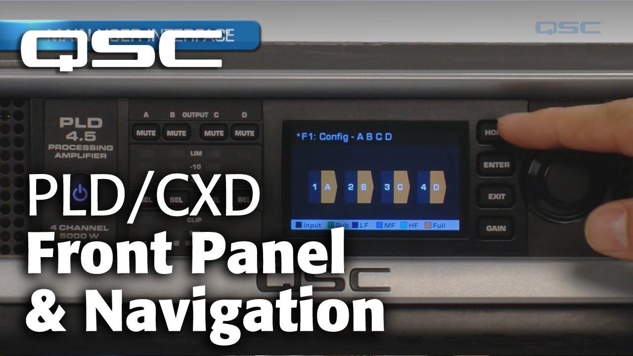 PLD/CXD: Front Panel & Navigation (User Interface Training) - YouTube