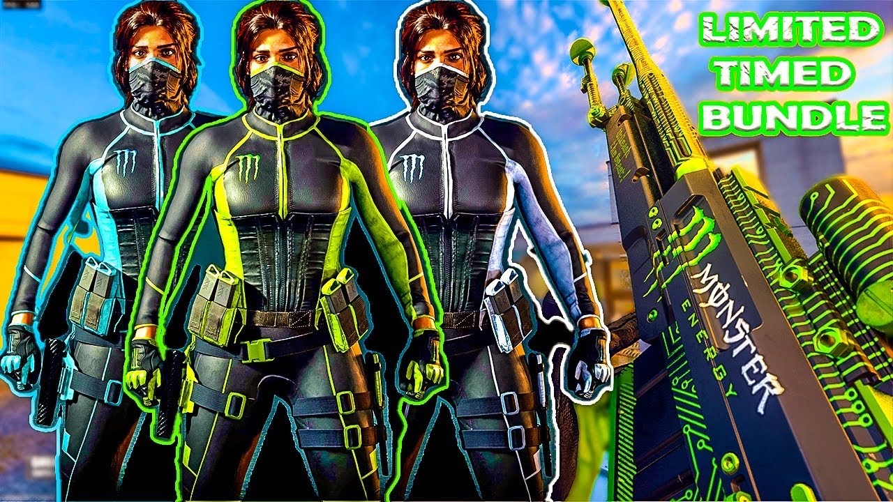 Every Monster Energy Skin In Call of Duty Black Ops 6 How to fix Skins ...