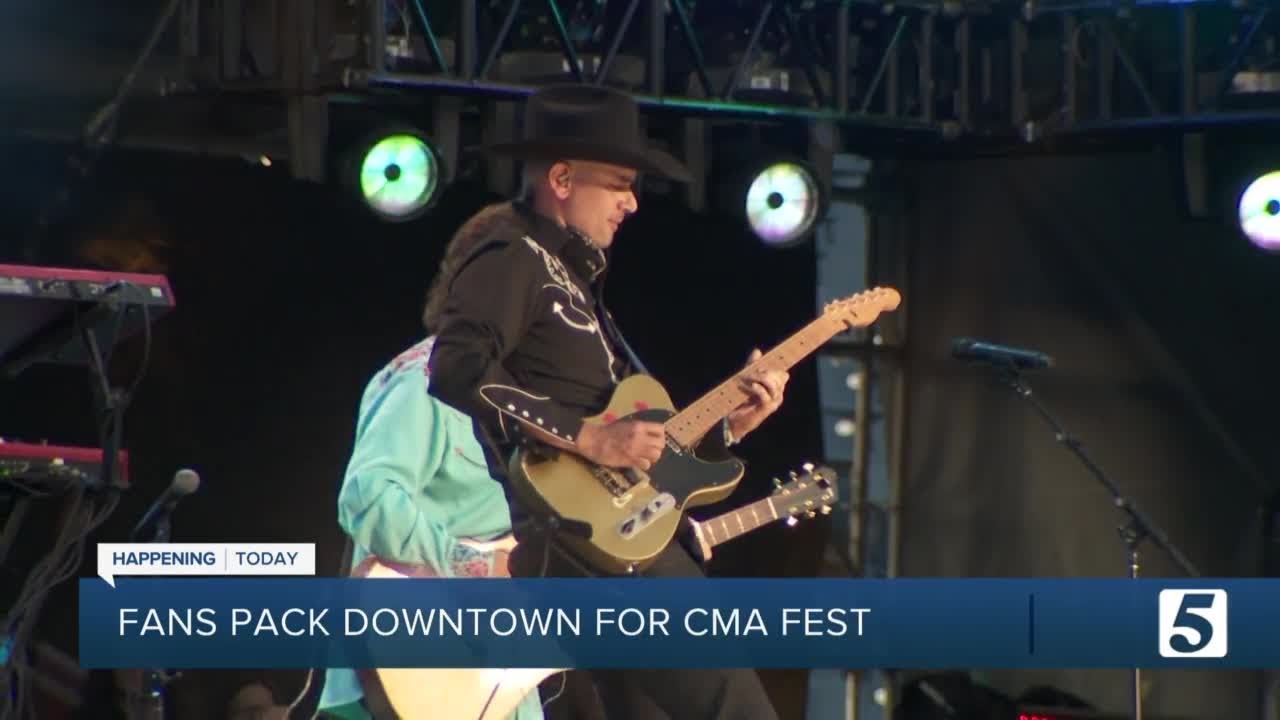 CMA Fest rolls into its second day with more live music across downtown ...