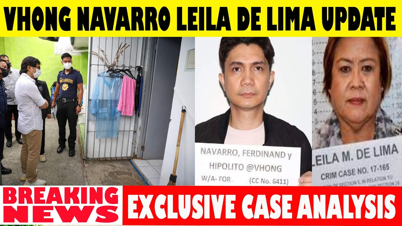 Vhong Navarro Latest: Leila De Lima House Arrest: - YouTube