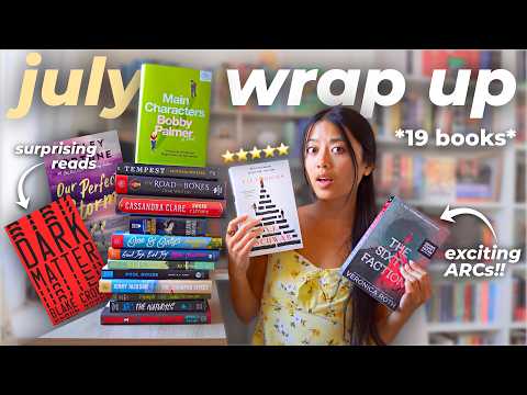 I read 19 books in July... let's talk about it | READING WRAP UP 📚⭐️