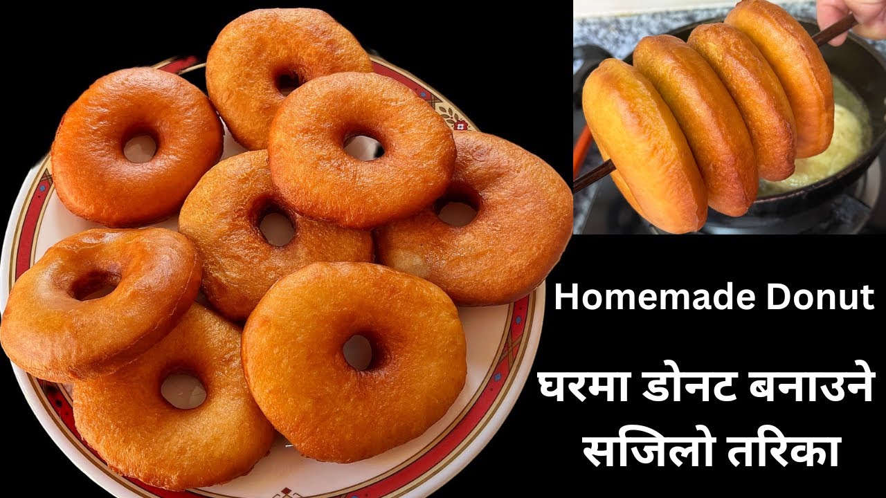 Homemade soft donut Recipe🍩| घरमा डोनट बनाउने सजिलो तरिका| How to make ...